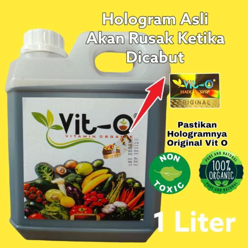 Promo pupuk organik vitamin dan nutrisi tanaman vit-o 1000ml atau 1 liter Diskon 12% di Seller ...