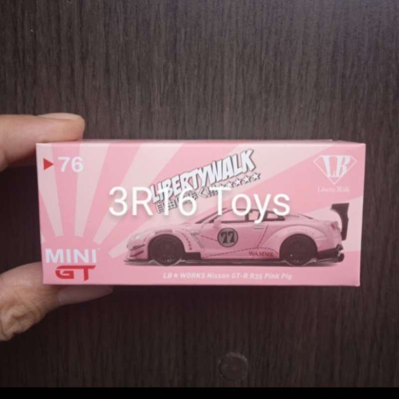 Promo Mini GT Nissan GTR R35 Pink Pig Diskon 23% di Seller enzo store ...