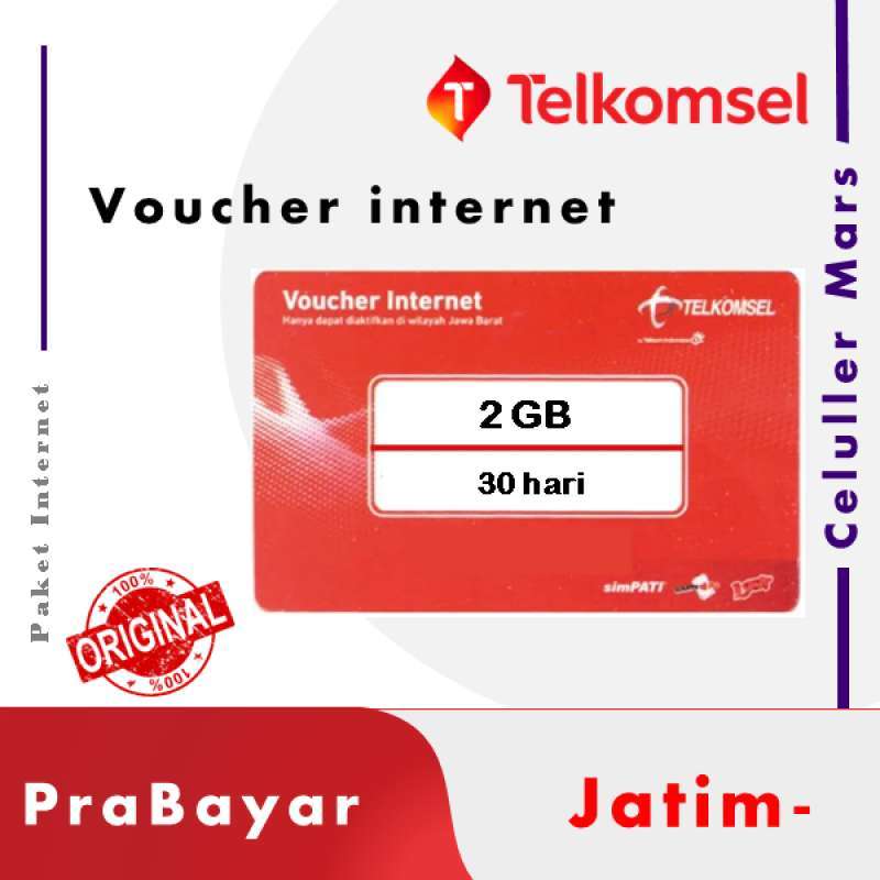 Jual Voucher Telkomsel 2 Gb 30 Hari Spesifikasi Original, Murah ...