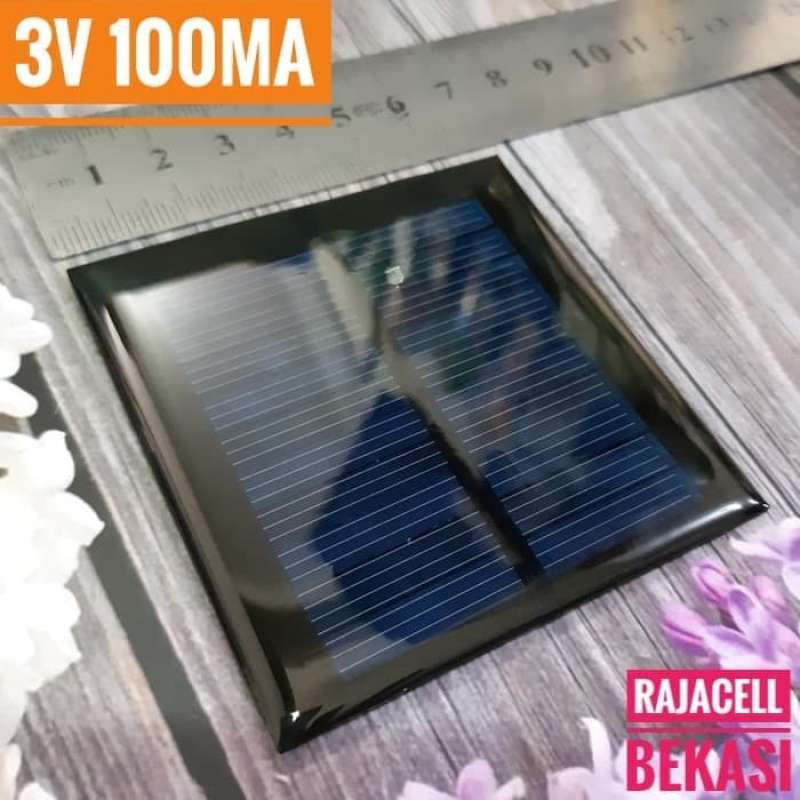 Promo Panel Surya Mini Solar Cell 3V 100mA 70x70mm Polycrystalline ...