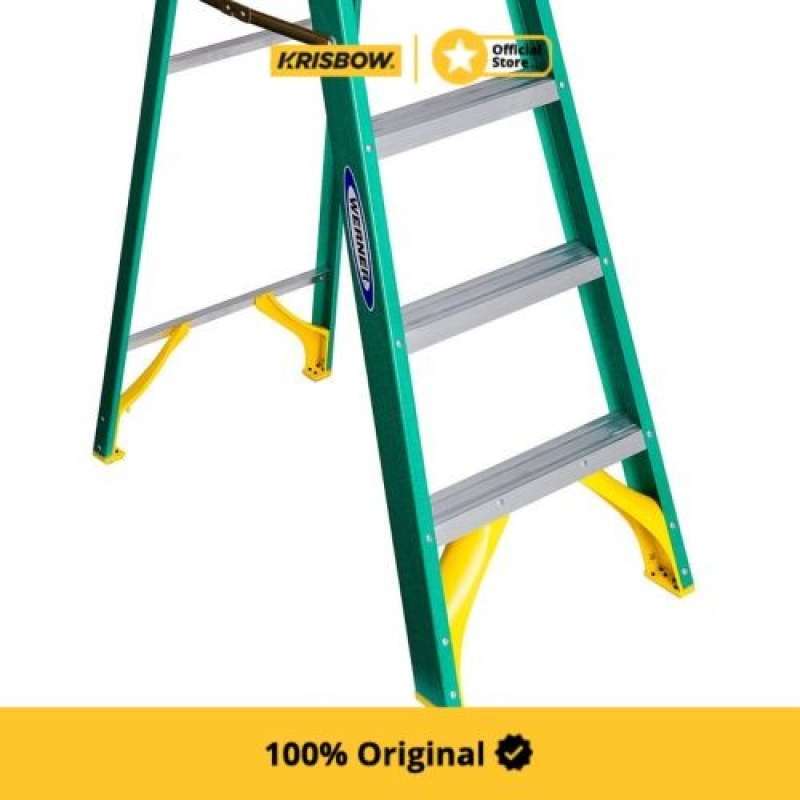 Jual Werner Ladder Tangga Fiber Glass 6 Step 1.8 Mtr - Hijau Di Seller ...