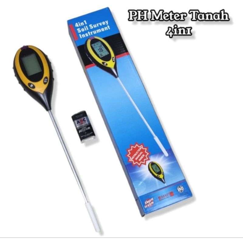 Jual Ph Tanah digital 4in1 merk ituin iTuin digital Ph Meter tanah soil ...