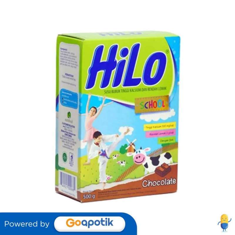 Jual HILO SCHOOL SUSU BUBUK RASA COKLAT 500 GRAM BOX di Seller Apotek Wawai Farma - Perumnas Way ...