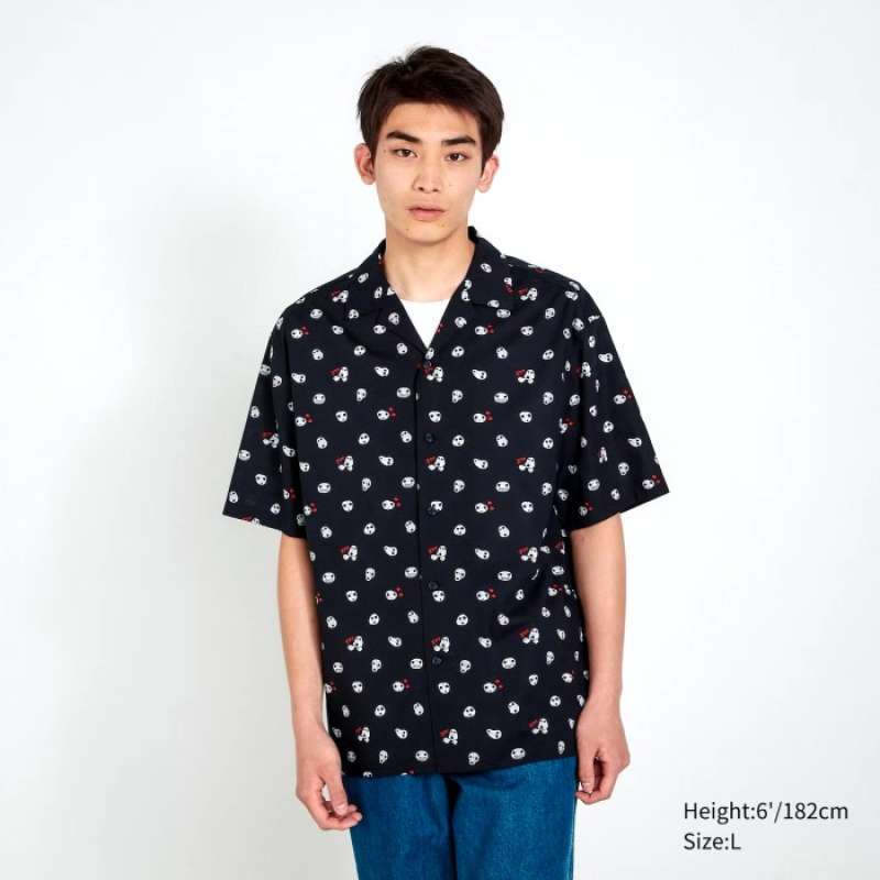 Jual Uniqlo Kemeja Studio Ghibli Kerah Terbuka Lengan Pendek Uniseks ...