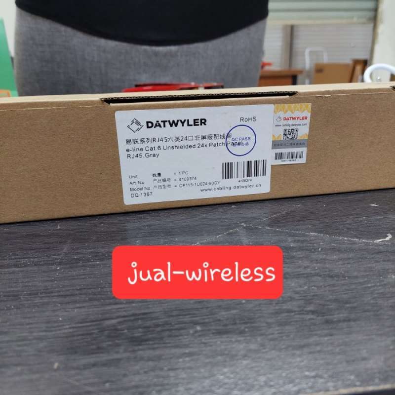 Promo Datwyler Patch Panel 24 Port Cat 6 Loaded Diskon 23% di Seller PrimaStore - Kalibata, Kota ...