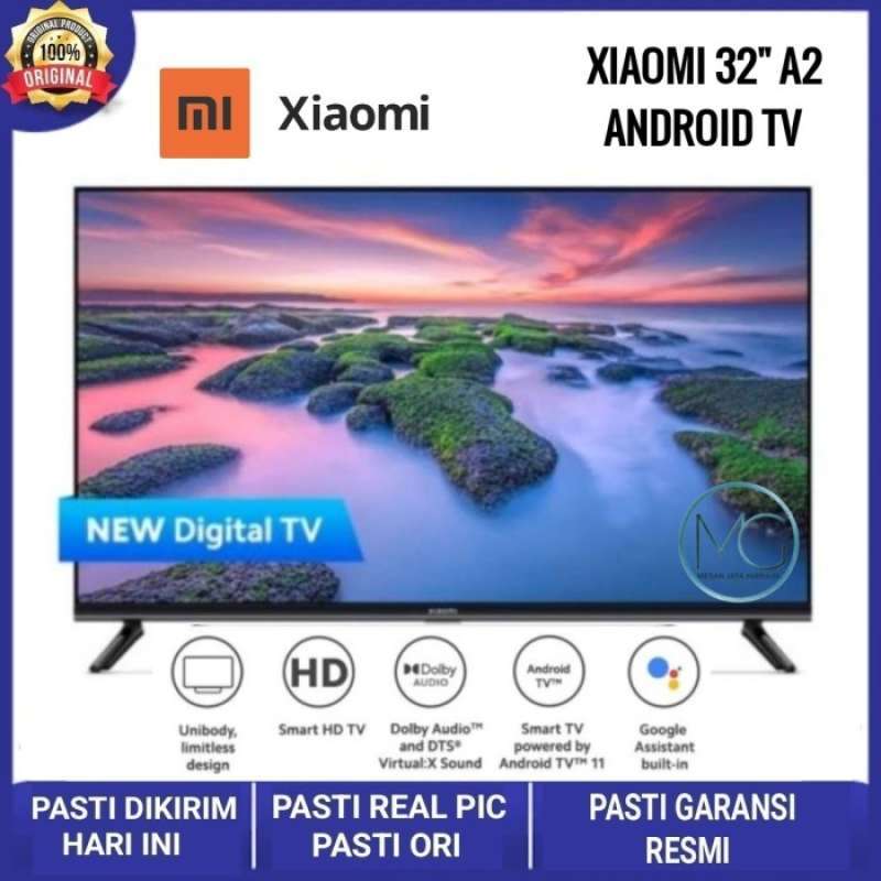 Jual Xiaomi Tv 32 A2 Android Smart Tv Digital Mi Tv L32M7 Garansi Resmi ...