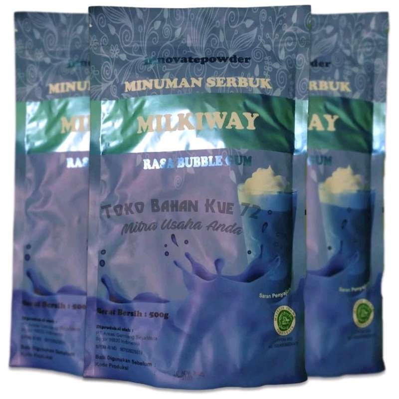 Jual Milkiway Bubble Gum 500gr Minuman Serbuk Rasa Permen Karet Di ...