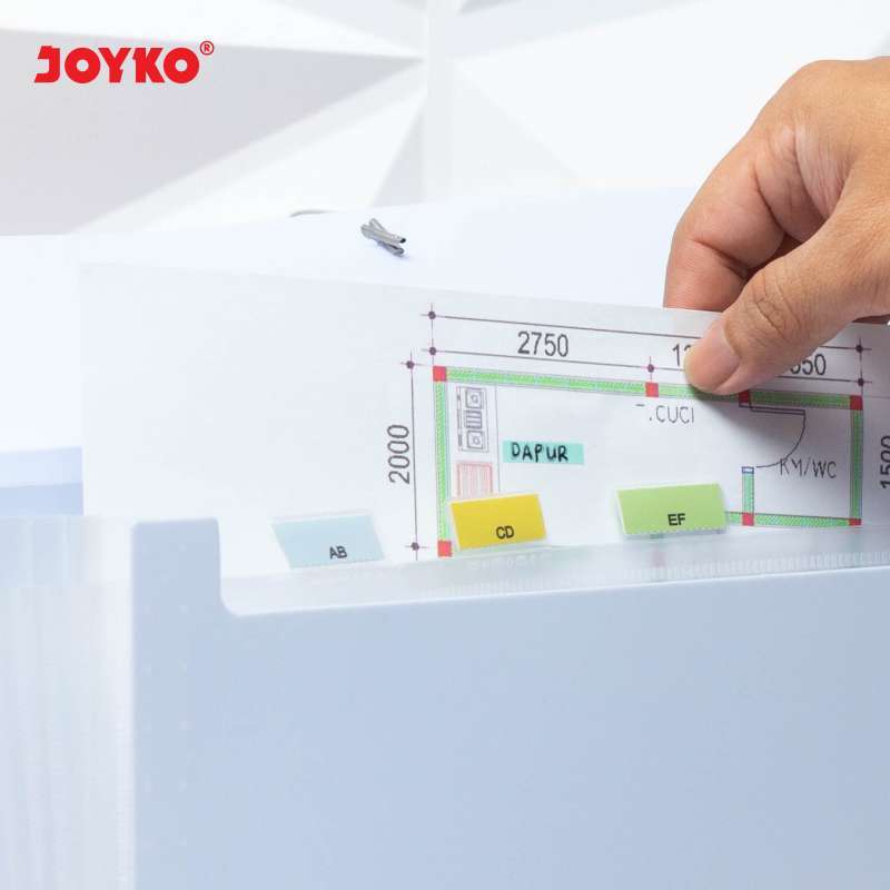 Jual Expanding File Map Harmonika Joyko EF-8F4 Pastel Color 7 Pocket ...
