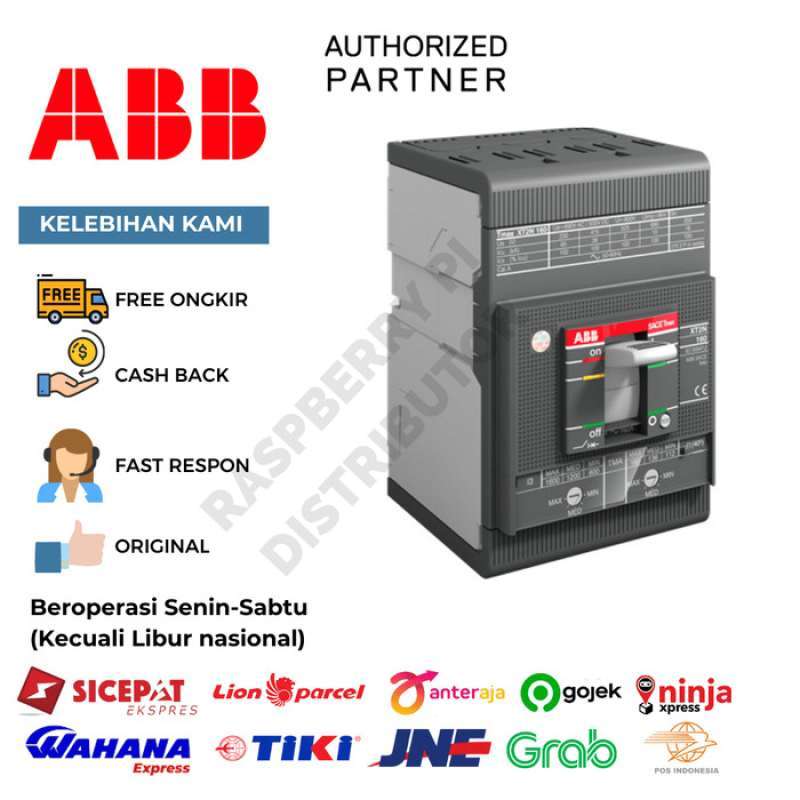 Promo ABB MCCB 125A 3P 36KA XT2N 160 TMA 125-1250 3P F F NOT MITSUBISHI Diskon 23% di Seller ...