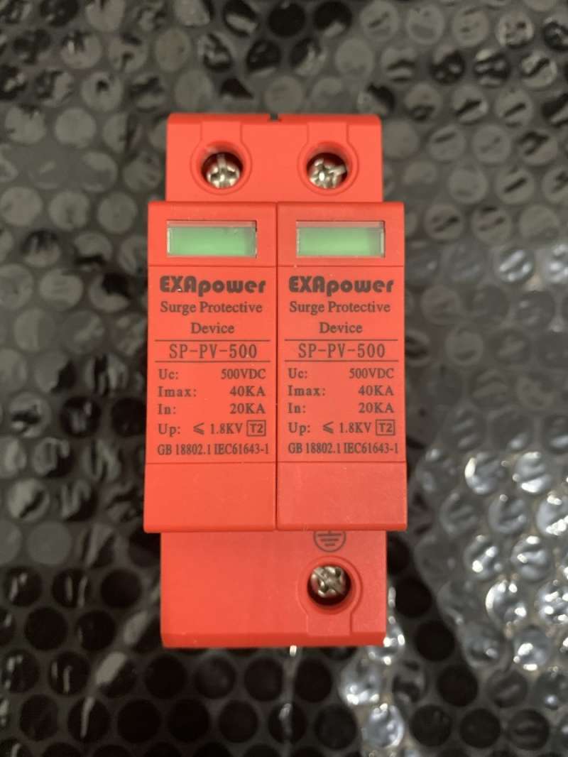 Promo SPD surge Arrester DC 2P anti petir dc 500V/1000V Diskon 23% di ...
