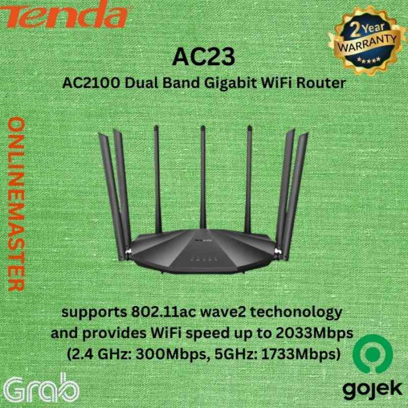 Promo Tenda Ac23 Ac2100 Dual Band Gigabit Wifi Router Diskon 4% di ...