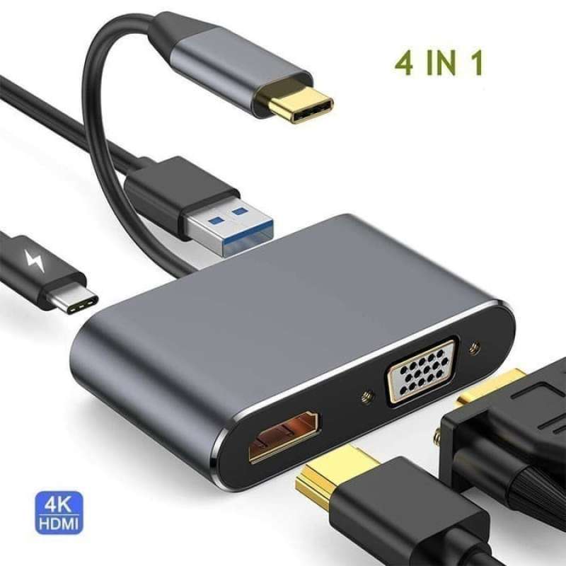 Promo Samsung Galaxy Book Kabel Converter Adapter Type C To Hdmi Vga ...