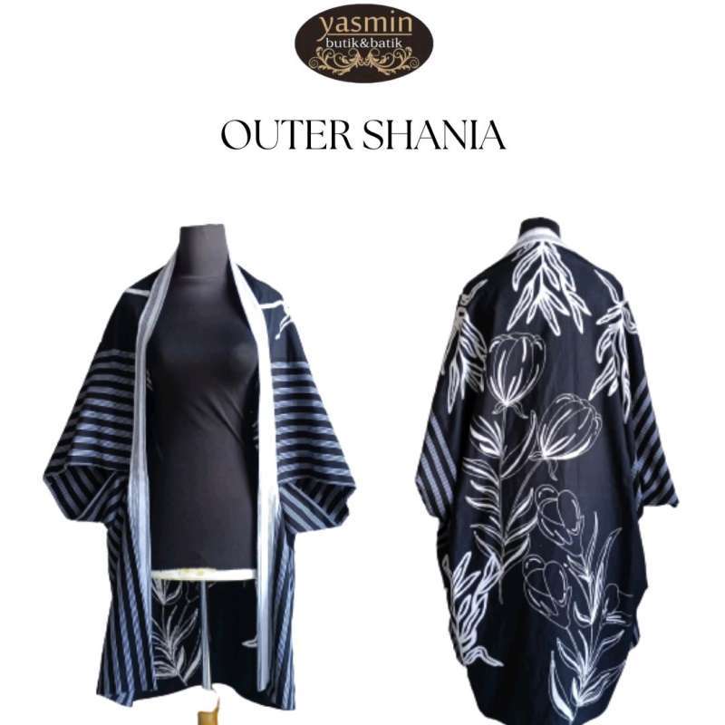 Jual Yasmin Butik & Batik Outer Shania Batik Tulis mix Tenun Lurik ...