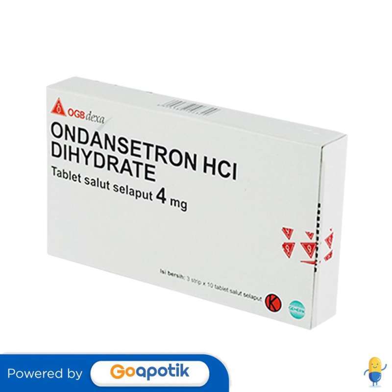 Jual ONDANSETRON HCL DIHYDRATE OGB DEXA MEDICA 4 MG BOX 30 TABLET di ...
