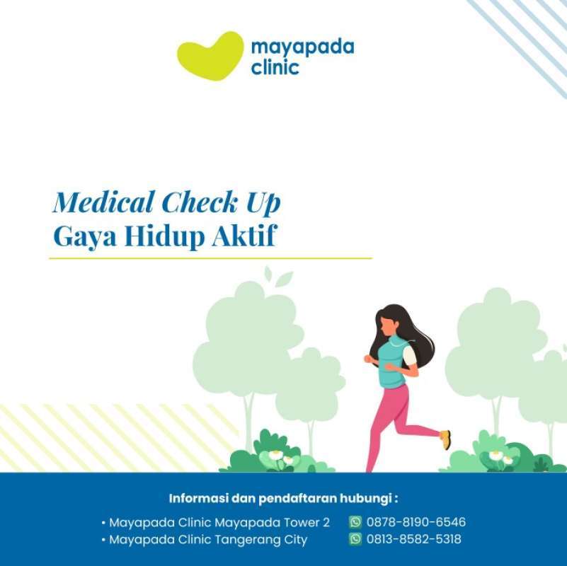 Promo Medical Check Up Gaya Hidup Aktif Diskon 17% di Seller Mahanani ...