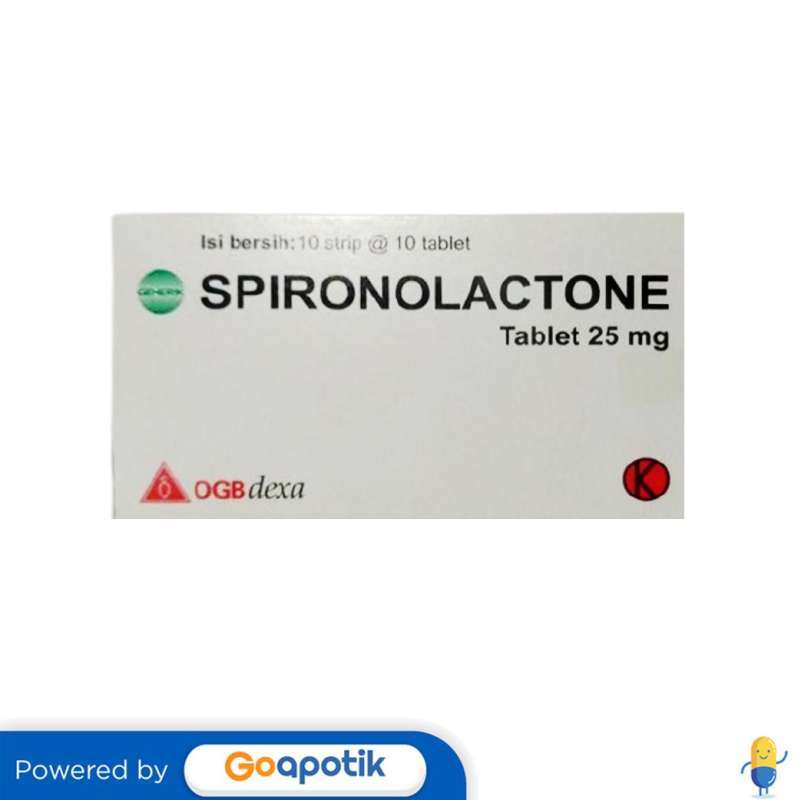 Jual Spironolactone Ogb Dexa Medica 25 Mg Box 100 Tablet Di Seller ...