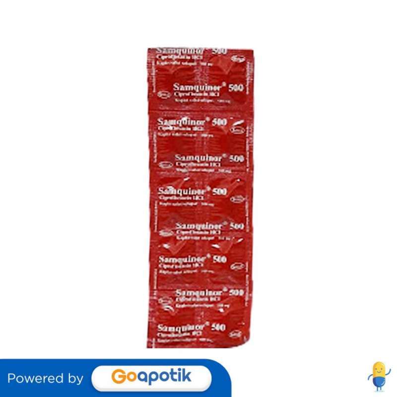 Jual SAMQUINOR 500 MG STRIP 10 KAPLET di Seller Apotek Berkah Maleber ...