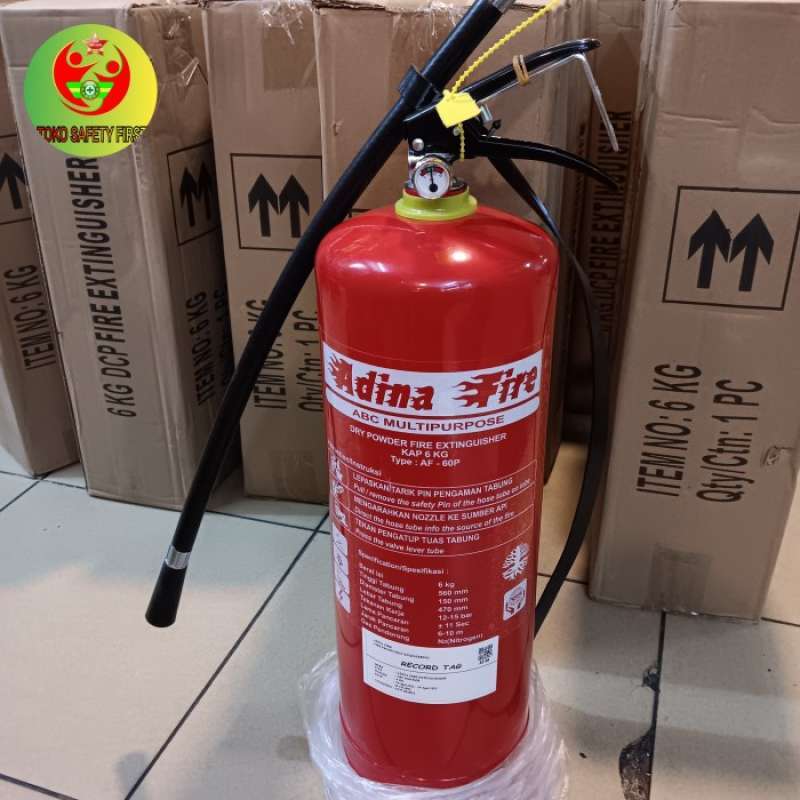 Promo TABUNG APAR ADINA FIRE 6KG / TABUNG APAR POWDER PEMADAM KEBAKARAN ...