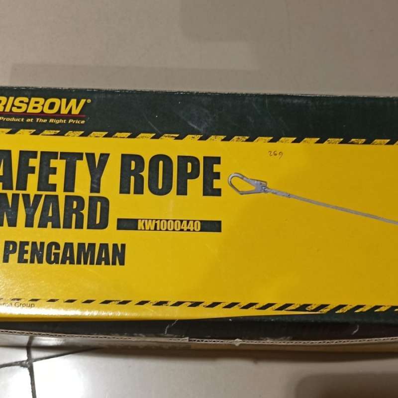 Promo Tali pengaman keselamatan kerja krisbow safety lanyard rope kuat ...