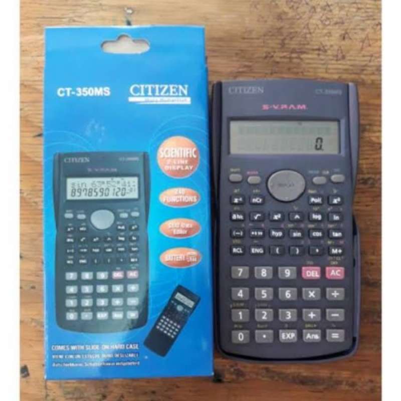 Promo CITIZEN CT-350MS Scientific Calculator - Kalkulator Ilmiah FX ...
