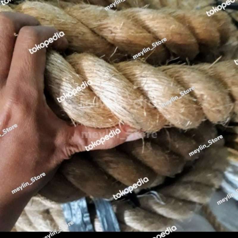 Promo tali tambang manila GURITA 30mm/tambang dadung per Rol -+220 meter Diskon 23% di Seller ...