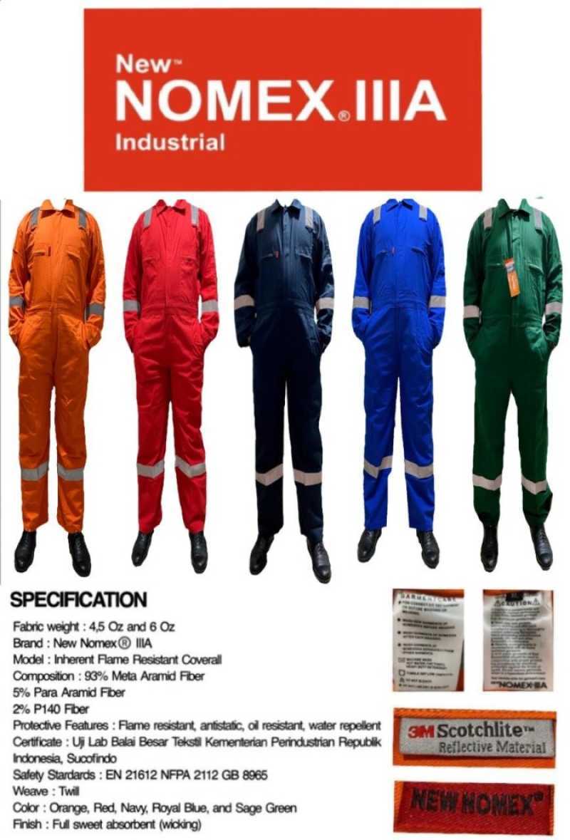 Promo Wearpack Coverall New NOMEX IIIA / Flame Resistant Coverall ...