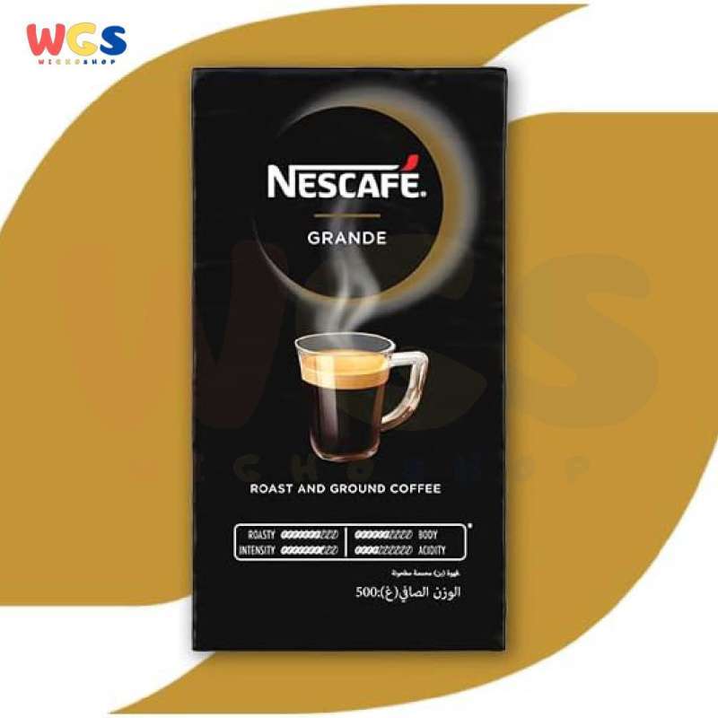 Jual Nescafe Grande Roast Robusta Round Bodied Arabica Ground Coffee ...