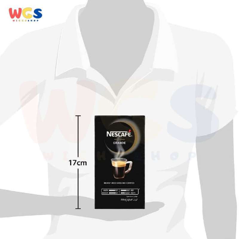 Jual Nescafe Grande Roast Robusta Round Bodied Arabica Ground Coffee ...