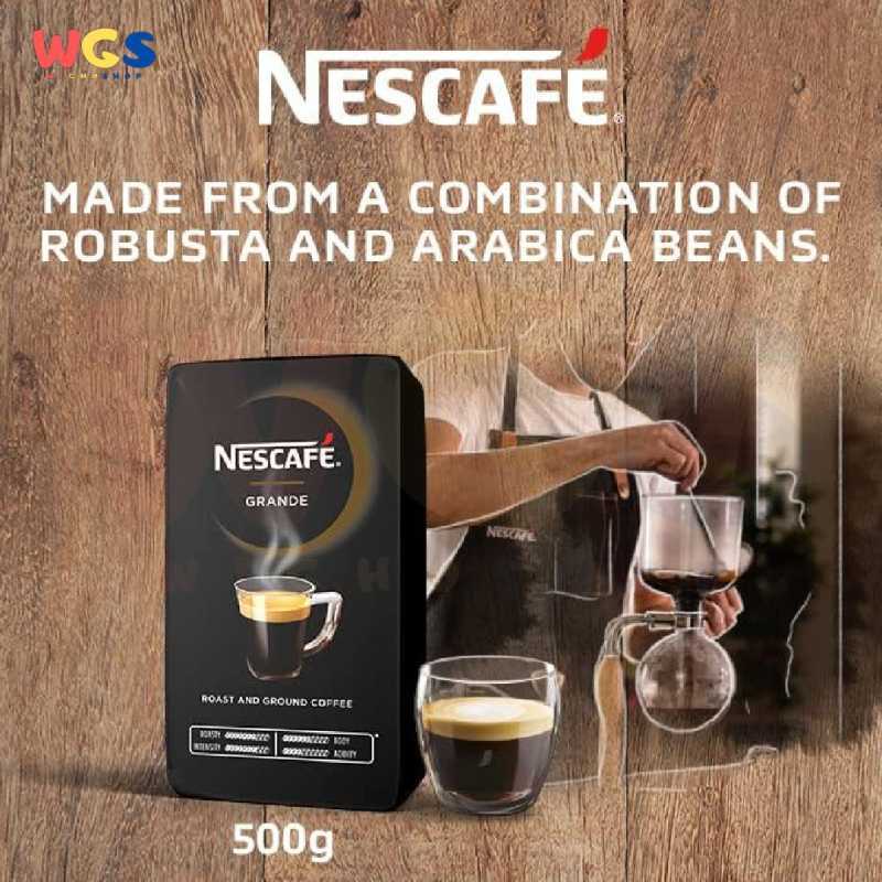 Jual Nescafe Grande Roast Robusta Round Bodied Arabica Ground Coffee 500g Di Seller Wighoshop ...