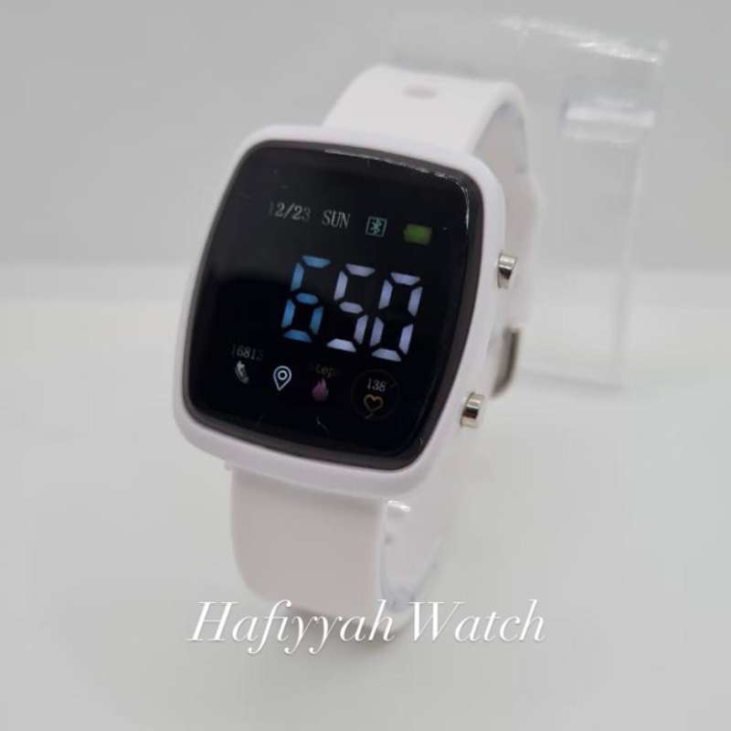 Jual Jam Tangan Led Digital Wanita Tali Rubber Fashion Couple Remaja ...