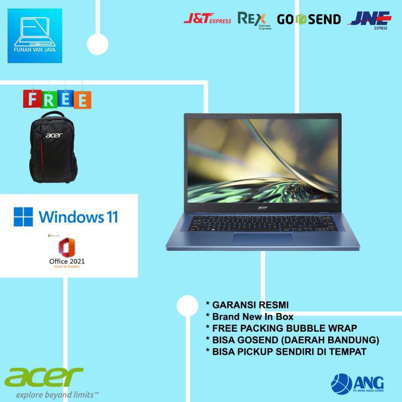 Jual CNC Acer Aspire 3 Slim A314-36M-35B3/Core i3-N305/8GB/512GB SSD/14 ...