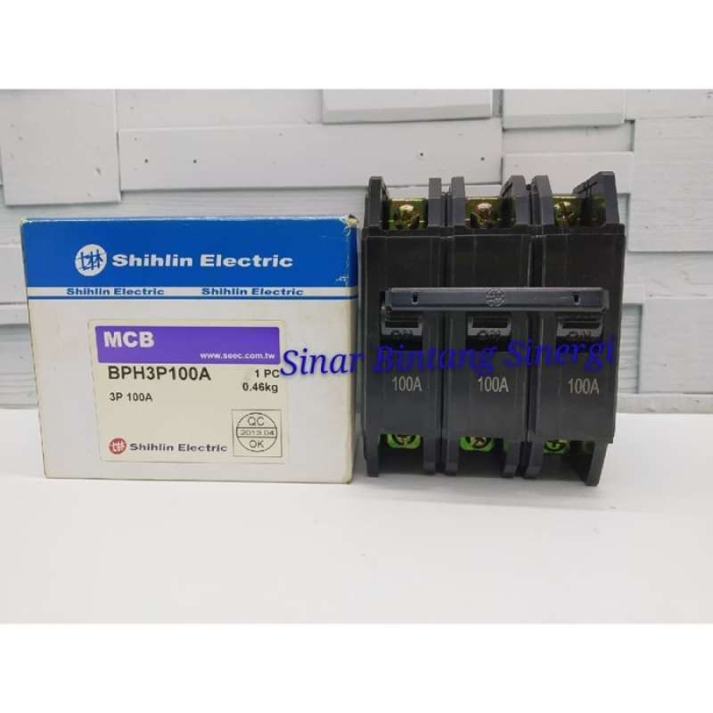 Promo MCB Shihlin Electric BPH Series 3P Arus Nominal 60A 75A 100A Diskon 23% di Seller Maslika ...