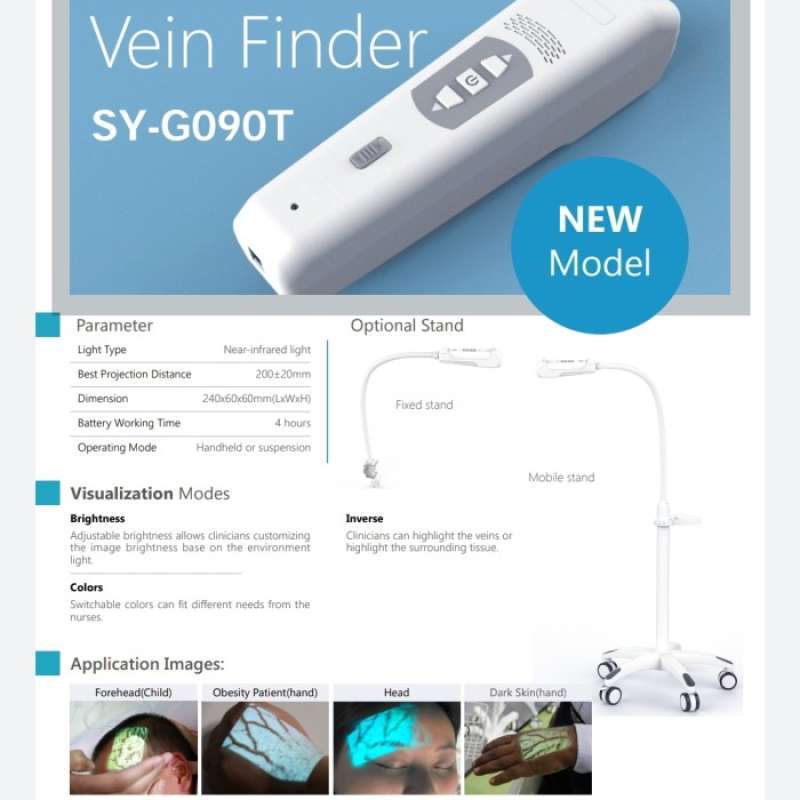 Promo Portable Vein Finder Sy-g090t Scan/alat Cari Pembuluh Darah Sy ...