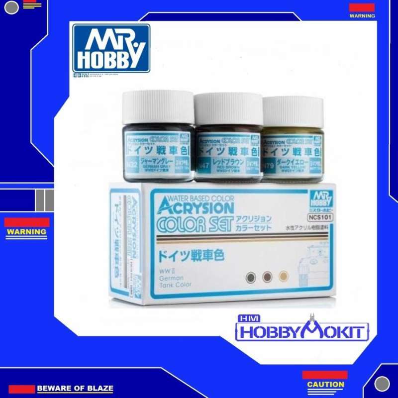 Jual NCS101 GERMAN TANK COLOR SET - MR HOBBY GSI CREOS - ACRYSION di Seller Hobby Mokit - Arjuna ...