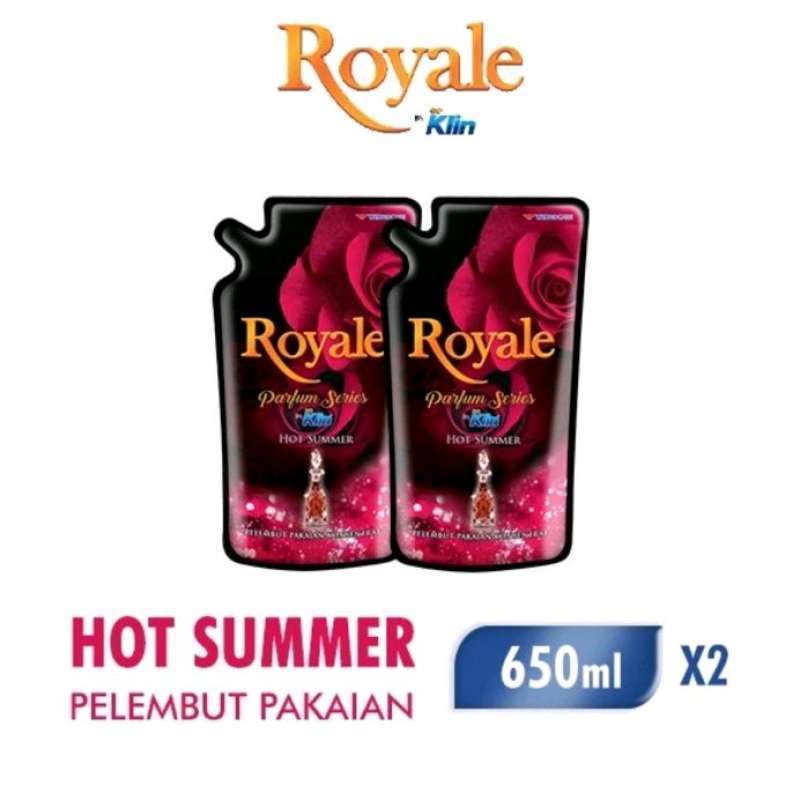 Jual Royale Pelembut Pewangi Pakaian Hot Summer 650ml Twinpack di Seller Zamoza Shop - Duri ...