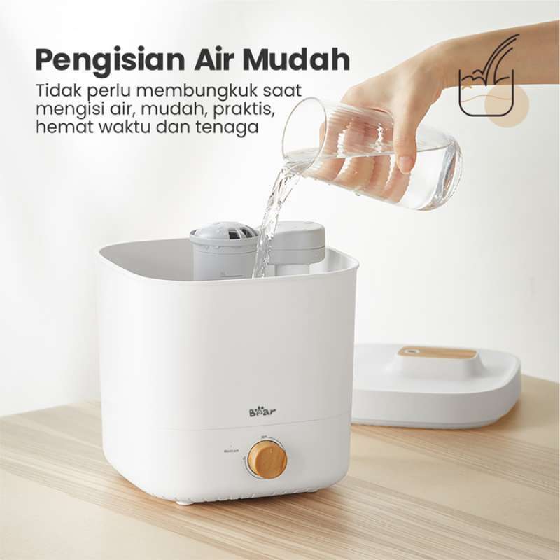 Jual Bear Top Fill Humidifier 4l / Alat Penjaga Kelembaban Udara ...