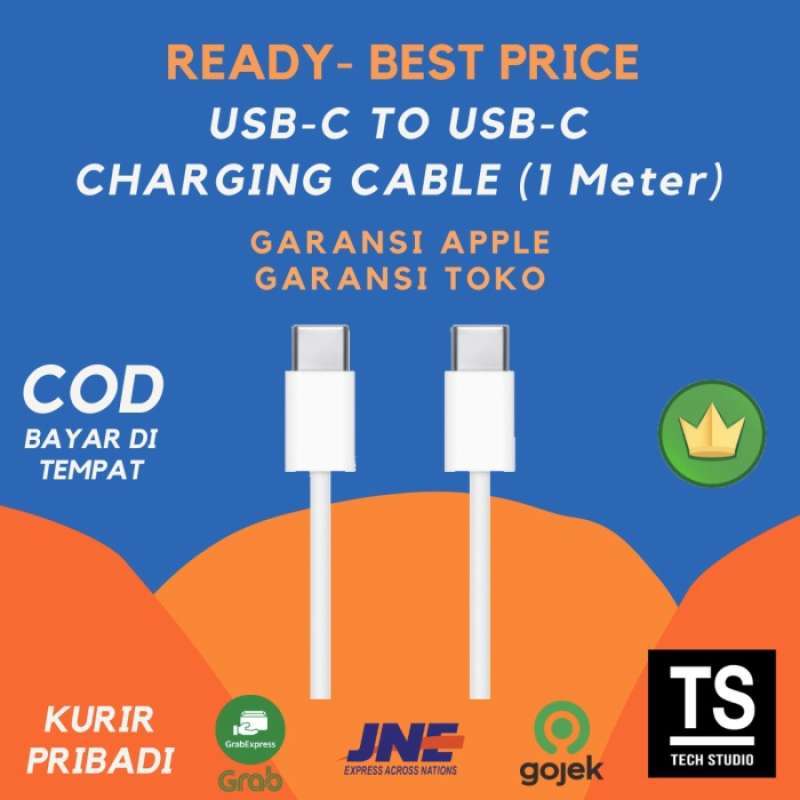 Promo USB C to USB C Cable 1 Meter Kabel Data Diskon 23% di Seller ...