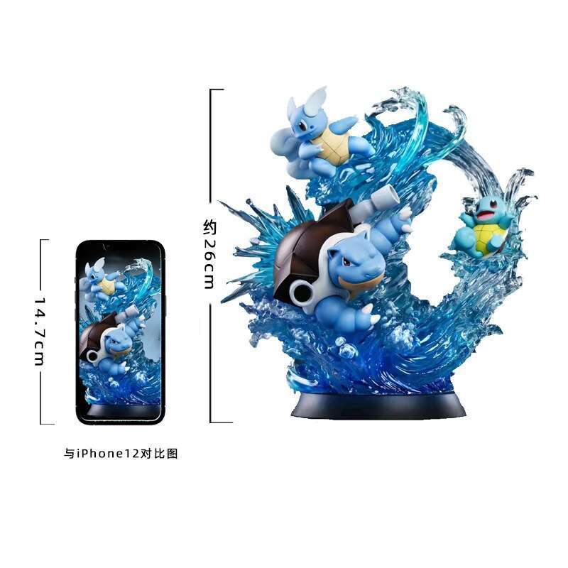 Promo Gk Pokemon Figures Charizard Mewtwo Gengar Action Figurine LED ...