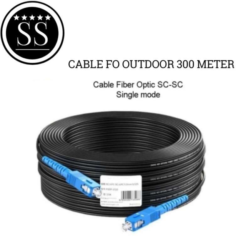 Promo Cable Fiber Optic 300 Meter Outdoor/Kabel Fo 300M Ada Kawat ...