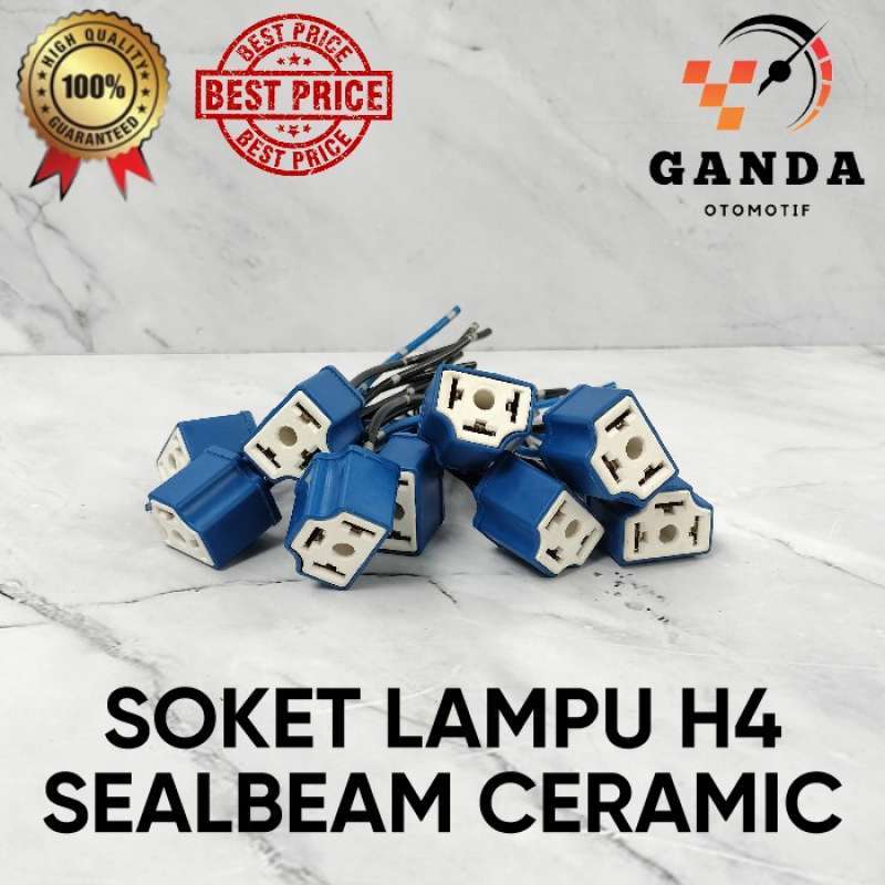 Promo Socket Lampu H4 Keramik/soket Lampu H4/soket Lampu Sealbeam ...