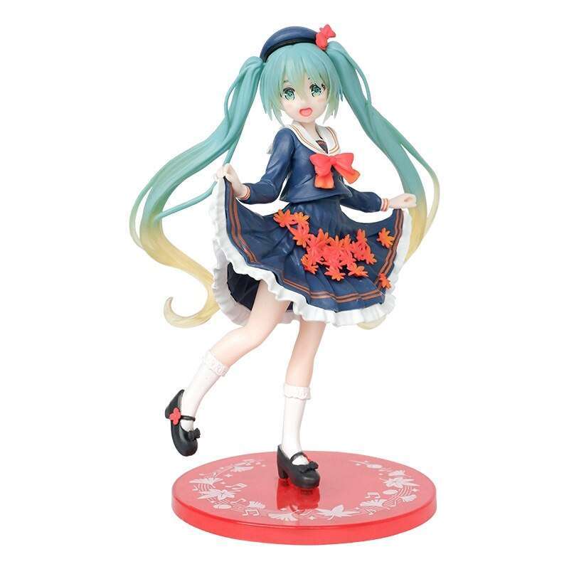 Promo 18cm Hatsune Miku Anime Figure Four Seasons Series Art Of Autumn Hatsune Miku Action