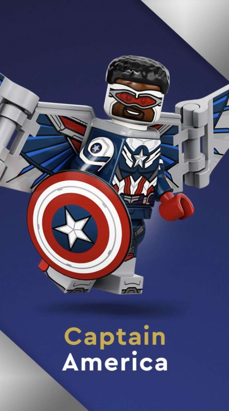Promo LEGO 71031 Minifigures Sam Wilson Captain America Marvel Studios ...
