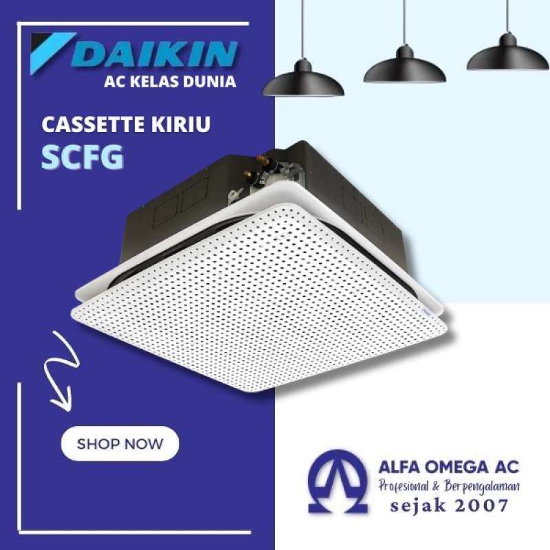 Jual DAIKIN AC SURROUND CASSETTE KIRIU SCFG140AYR (WIRED) 6PK - AC BSD ...