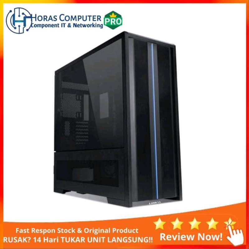 Jual CASING LIANLI V3000 PLUS BLACK GLASS Full Tower Bottom E-ATX ...