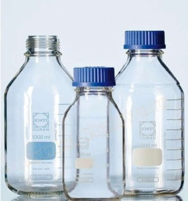 Promo Laboratory Bottle/botol Laboratorium Cap. 10 Ml, Glass Clear ...