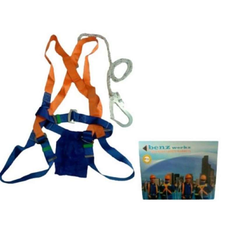Promo Full Body Harness Double Hook+double Lanyard Merk Benz Diskon 23% ...
