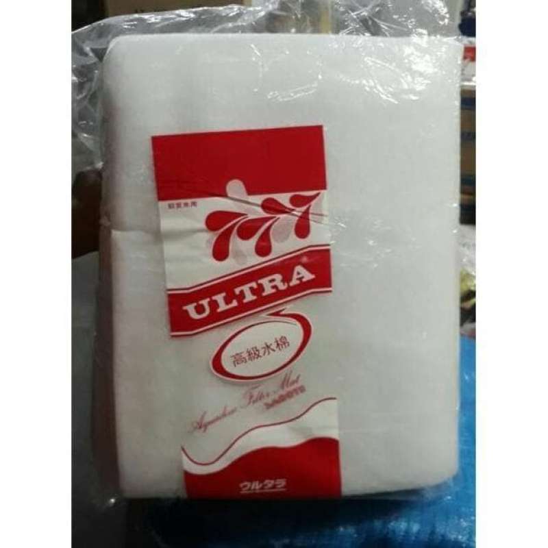 Promo Kapas Ultra Merah Besar Jumbo 1x2m Media Filter Busa Kapas ...