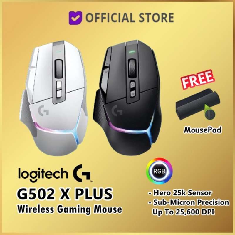 Promo Logitech G502 X Plus Wireless Gaming Mouse G502X G 502 X Rgb ...