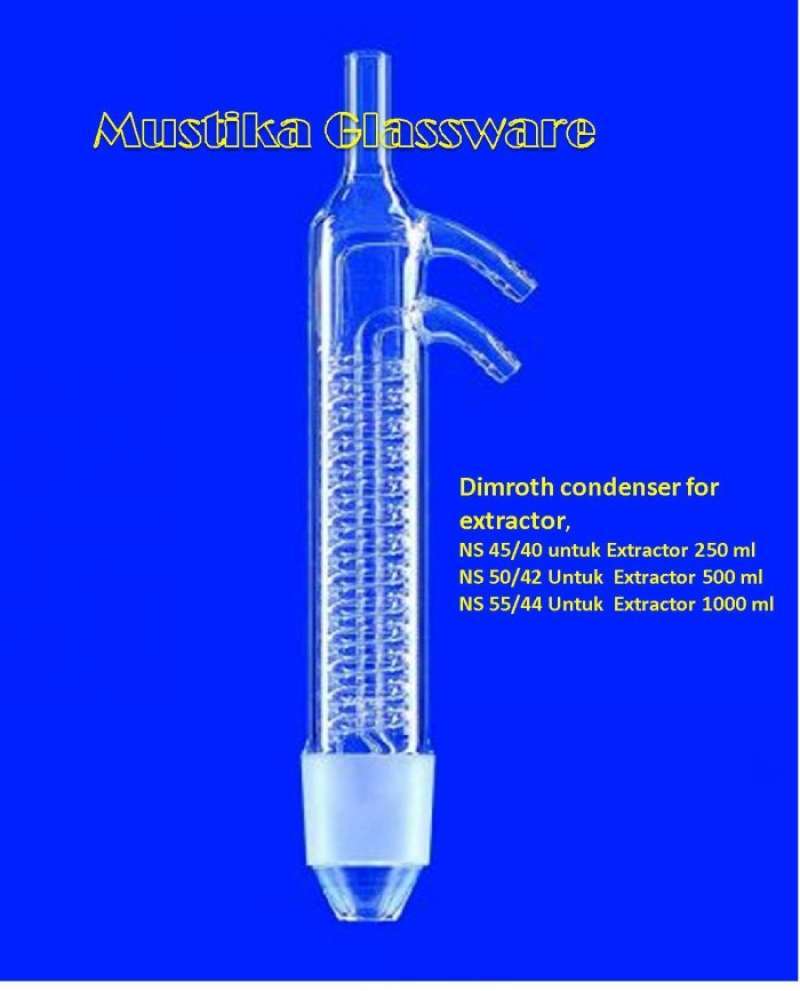 Promo Condenser Dimroth Ns 50/42 (untuk Soxhlet Extractor Boiling 500 ...