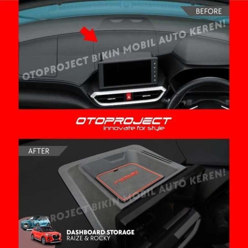 Promo Dashboard Storage Toyota Raize Daihatsu Rocky 2021 2022 2023 2024 ...